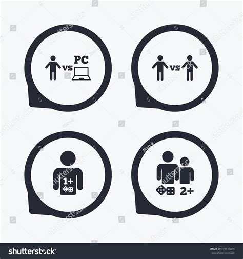 Player 1 Vs Cpu Over 85 Royalty Free Licensable Stock Vectors And Vector