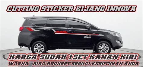 CUTTING STICKER TOYOTA KIJANG INNOVA ALL NEW Lazada Indonesia