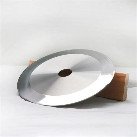 Adhesive Tape Tungsten Carbide Slitter Blades 25 4mm Double Bevel