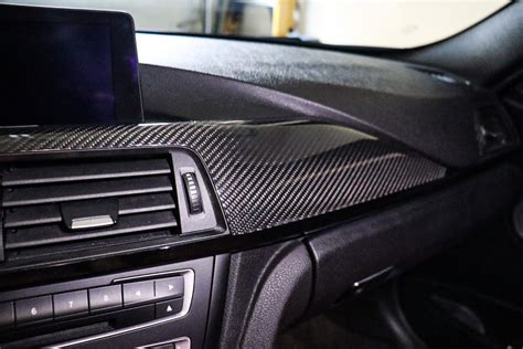 Carbon Fiber Interior Overlay Trim Set for BMW F30 3-Series/F32 4-Seri ...