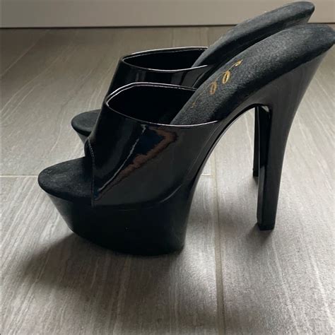 Ellie Heels Heels Leather Clog Heels High Heel Mules