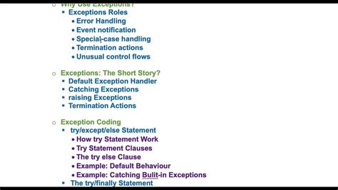 Python Course Exception Basics And Exception Handling Part 2 Youtube