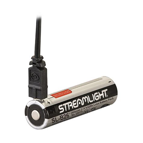 Streamlight Sl B26 Li Ion Usb Battery 2pk 18650 Sdtac