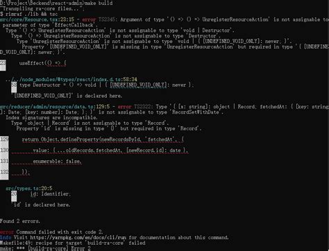 Make Build Error Issue Marmelab React Admin GitHub