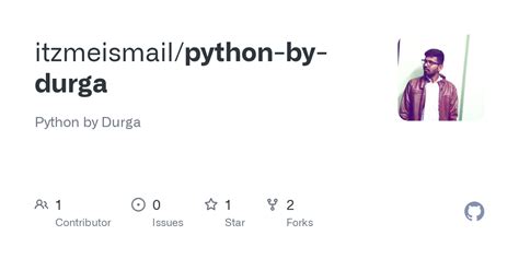 GitHub Itzmeismail Python By Durga Python By Durga