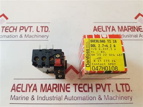 Danfoss Ti16 Thermal Overload Relay Aeliya Marine Tech®