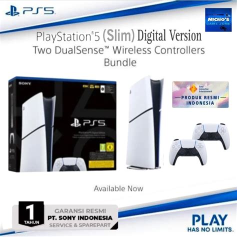 Jual Ps5 Slim Sony Playstation5 Digital Version Garansi Resmi Sony