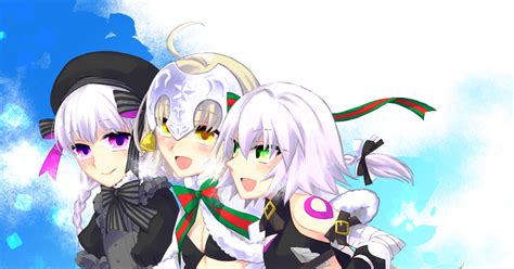 Fategrandorder サンタちゃんとジャックちゃんとナーサリーちゃん 寺居アリナのイラスト Pixiv