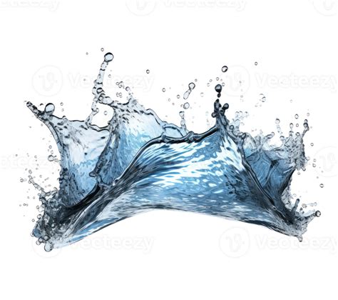Blue Water Splash 24760684 Png
