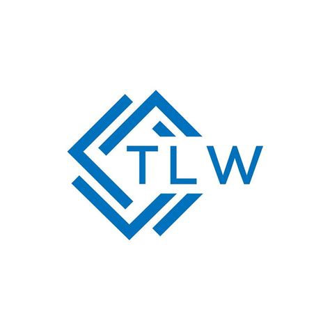 Tlw Technology Letter Logo Design On White Background Tlw Creative