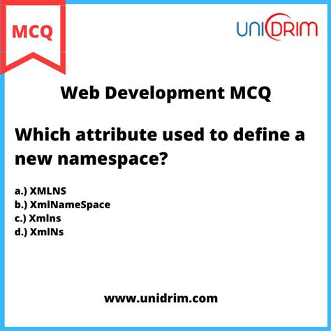 Unidrim On Linkedin Mcq Webdevelopment Webdeveloper