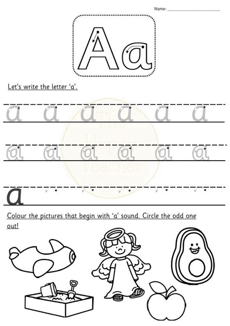Mash Infants Jolly Phonics Group 1 Satipn Letter Formation Worksheets