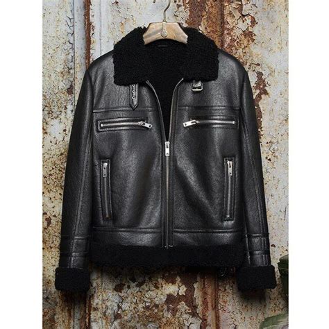 2019 Sonbahar Ve Kış Yeni Erkek B3 Shearling Ceket Kısa Erkek Deri