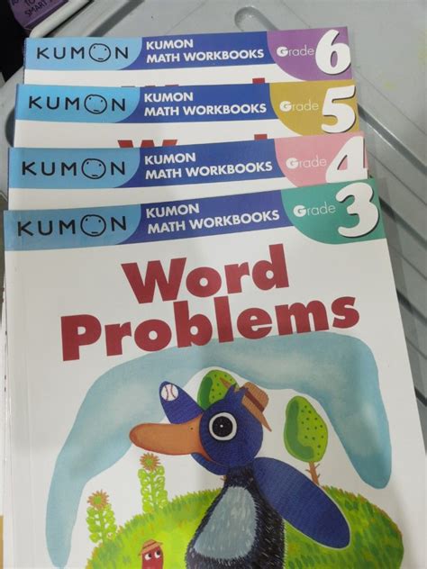 Kumon Word Problem Grade 3 6 Hobbies And Toys Books And Magazines