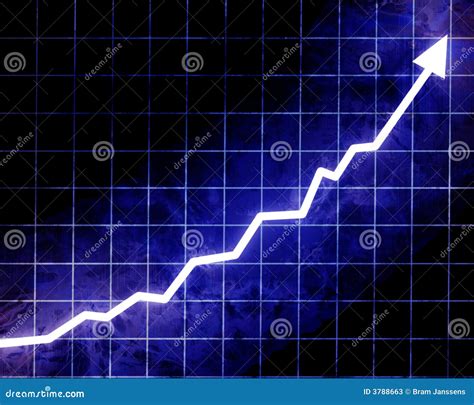 Arrow Graph Going Up Stock Illustration Illustration Of Line