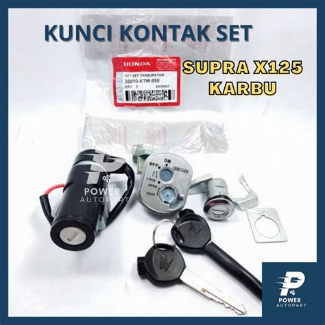Jual KUNCI KONTAK SET HONDA SUPRA X KARBU KUALITAS ASLI ORIGINAL KTM Shopee Indonesia
