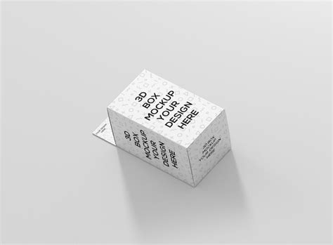 Premium Psd Small Rectangle With A Hanger Box Mockup