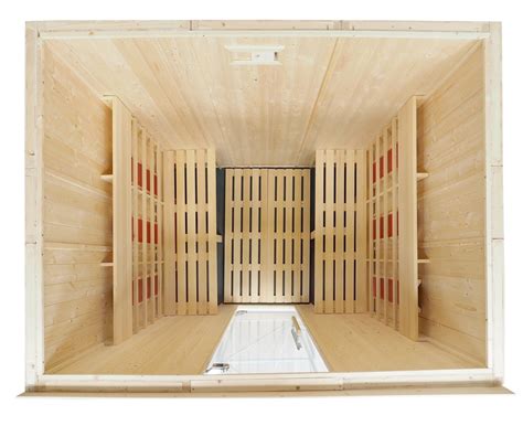 6 Person Home Infrared Sauna Parallel Benches Ir2530