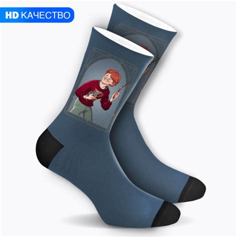 mimisocks Носки Гарри Поттер с принтом "Harry Potter (Гарри Поттер ...