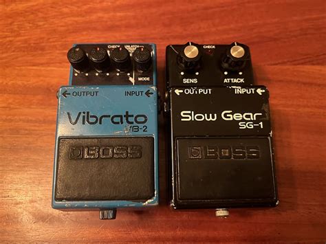 Boss SG 1 Slow Gear VB 2 Vibrato Reverb