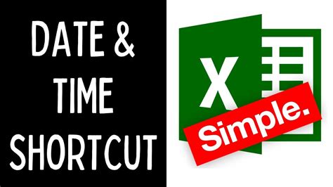 master excel in minutes unlock the secret current date and time shortcut