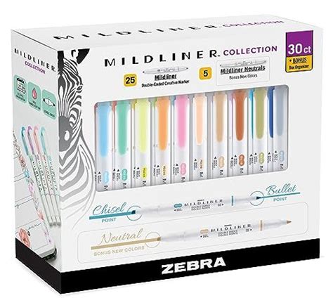 Zebra Pen Mildliner Highlighters Double Ended Highlighter Broad And