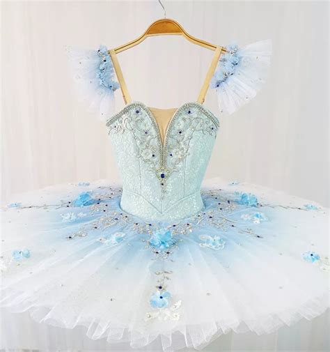 Spring Blue Flowers Dancewear By Patricia