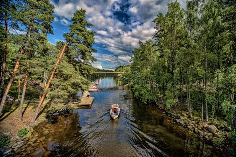 Finnland Landschaft Stockbild Bild Von Wald Sommer 34343211