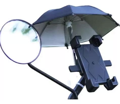 Mini Guarda Chuva Pezinho Celular Moto Reflexo Sol E Chuva Frete Grátis