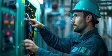 Testing Voltage Levels Of Solar Panel Medium Voltage Switchgear For
