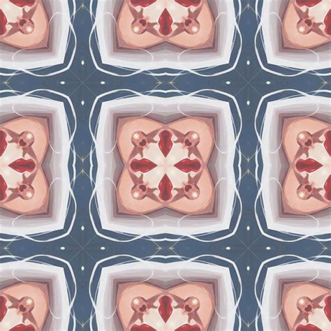 Premium Photo Seamless Kaleidoscope Pattern Seamless Kaleidoscope