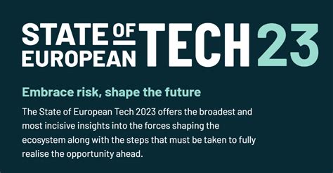 State Of European Tech Report 2023 Breakthrough Scaling Masters Of