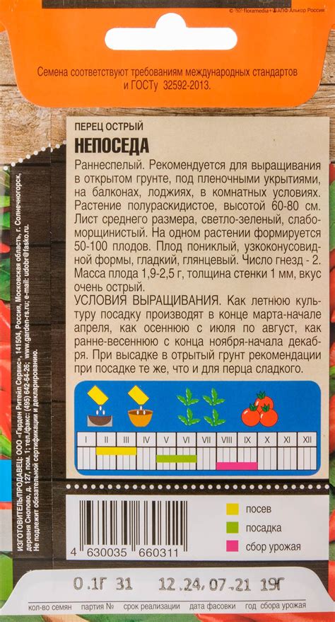 Семена Перец острый Непоседа 0,1г купить с доставкой в МЕГАСТРОЙ Россия