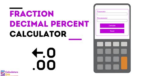 Fraction Decimal Percent Calculator Online