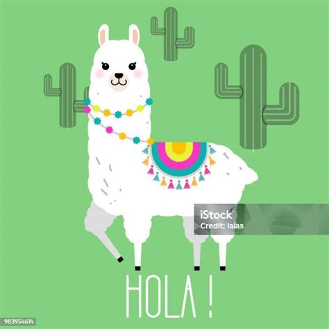 보육 디자인 포스터 인사말 생일 카드 베이비 샤워 설계 및 파티 장식 귀여운 라마 및 알파 카 그림 0명에 대한 스톡 벡터 아트 및 기타 이미지 Istock
