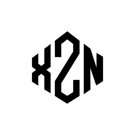 Xzn Letter Logo Design With Polygon Shape Xzn Polygon And Cube Shape Logo Design Xzn Hexagon