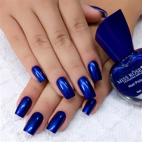 Unhas Decoradas Com Esmalte Azul Melhores Cores