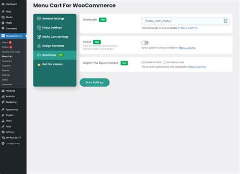 Menu Cart For WooCommerce Free WordPress Plugin Geek Code Lab