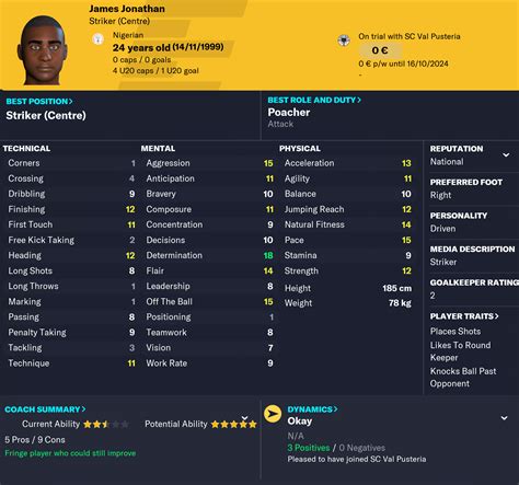 Bug With Player Potential Rfootballmanagergames