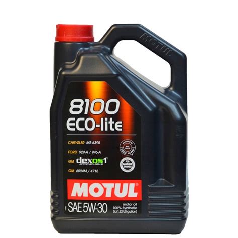 Motul 8100 ECO-LITE 5W30 5L 5 l 5W-30 - 12495297999 - oficjalne ...