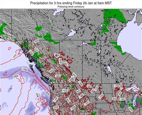 Alberta Precipitation For Hrs Ending Wednesday Jul At Pm MDT
