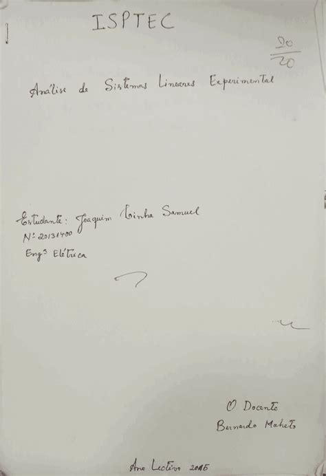 Sistemas E Sinais E Sistemas Lineares Engenharias Docsity