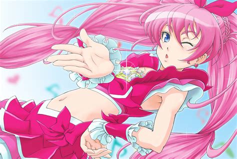 Houjou Hibiki And Cure Melody Precure And 1 More Drawn By Takayama
