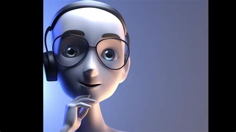 Premium Ai Image A Close Up Of A Person Wearing Headphones And A Pair