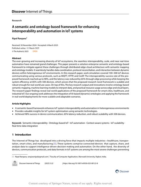 Pdf A Semantic And Ontology Based Framework For Enhancing