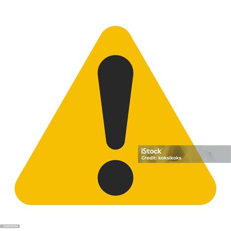 Icône Jaune Triangulaire Signe De Symbole De Danger Point Dexclamation