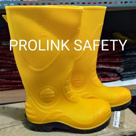 Jual Sepatu Kerja Ap Boots Boot Karet Kuning Proyek Shopee Indonesia