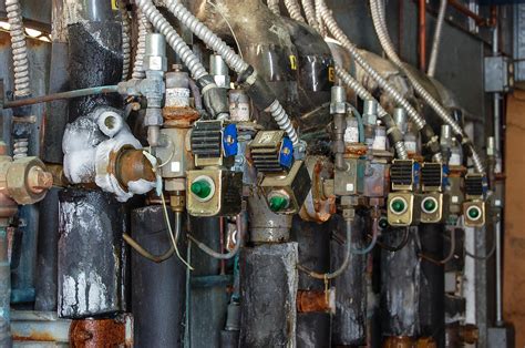 Liquid And Suction Header And Controls Photograph By David Anderson