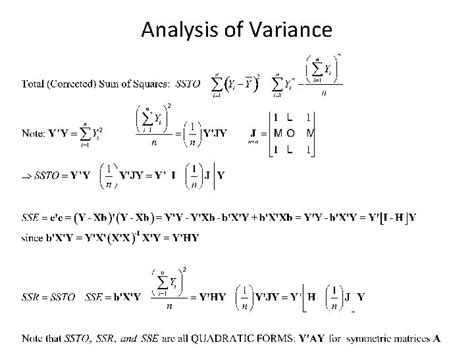 Matrix Approach To Simple Linear Regression Knnl Chapter