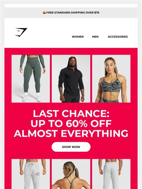 Gymshark Newsletters Inboxletter